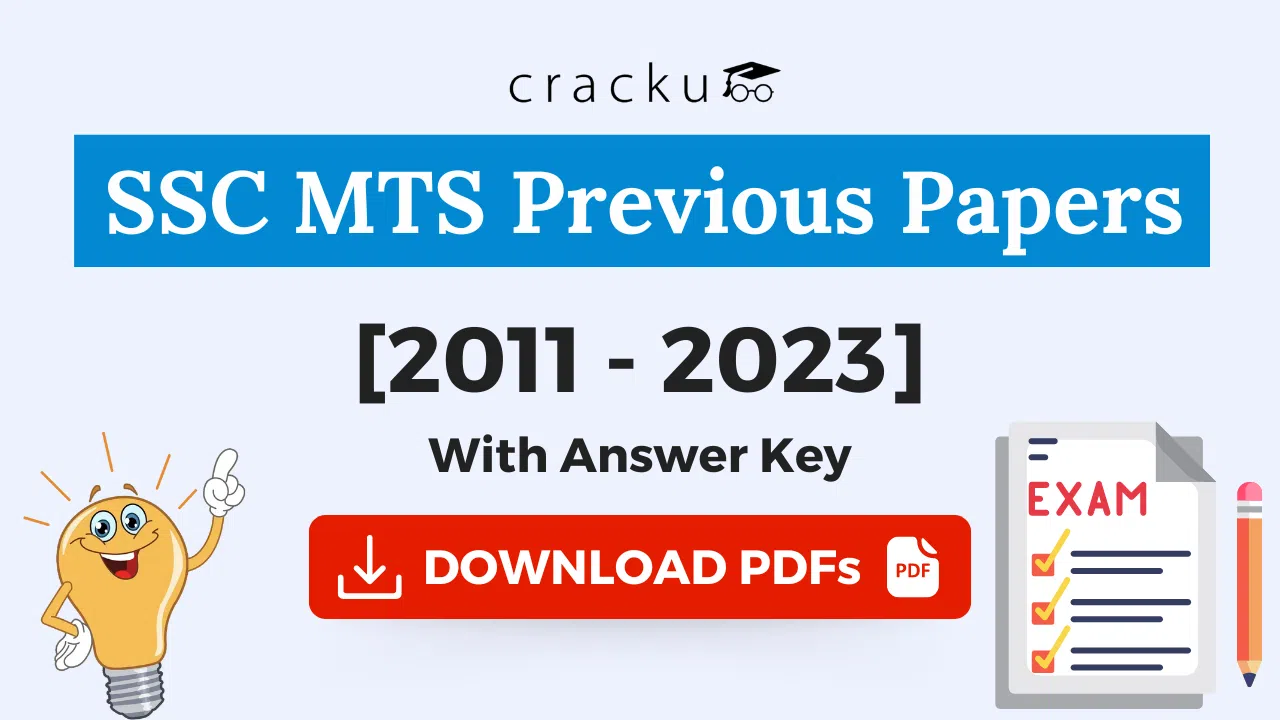SSC MTS Previous Papers With Solutions PDF, Download Now